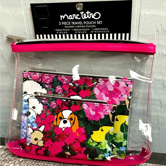 Marc Tetro | Bags | Marc Tetro 3 Piece Travel Pouch Set | Poshmark
